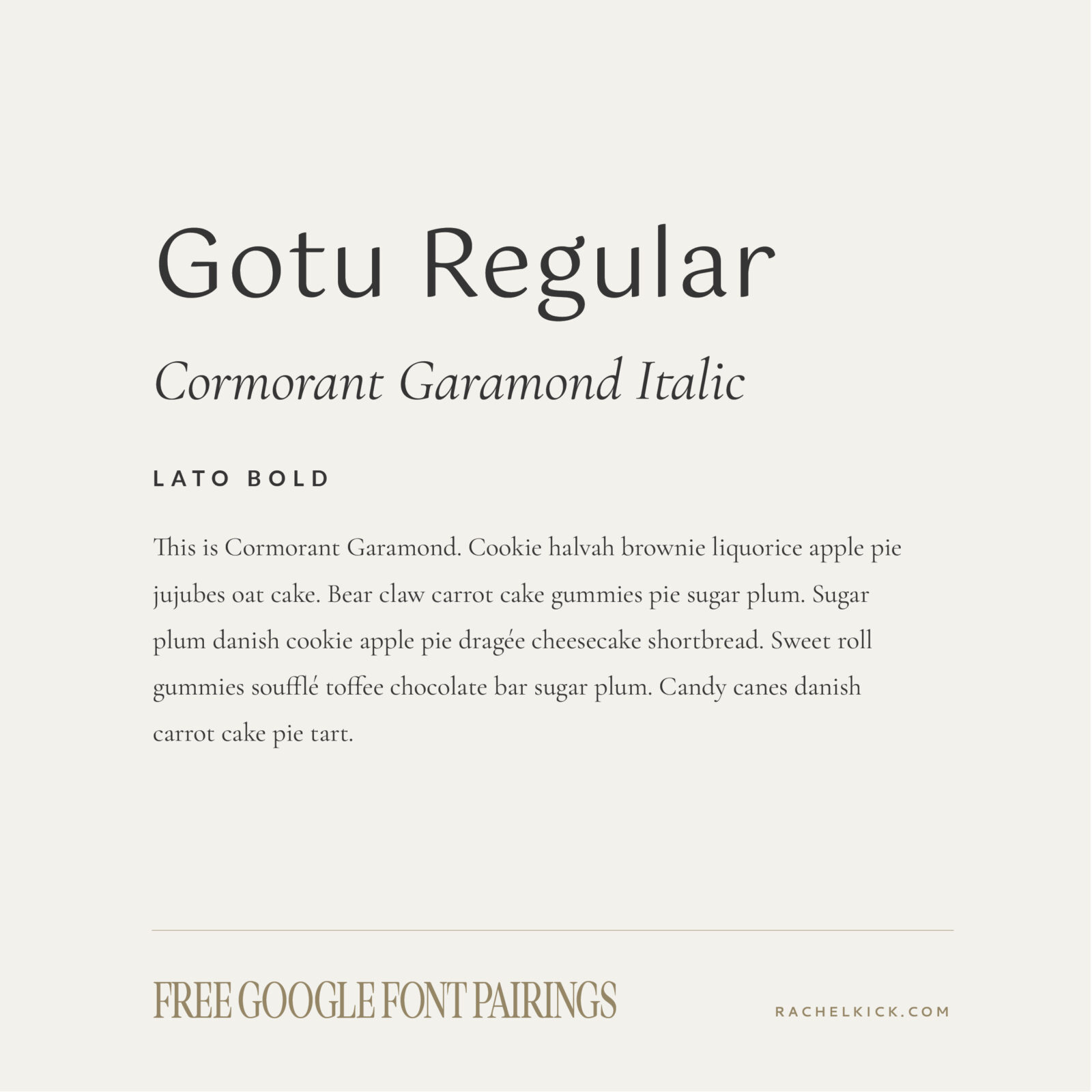 8 Elegant & Free Google Font Pairings for Websites | rachelkatephoto.com